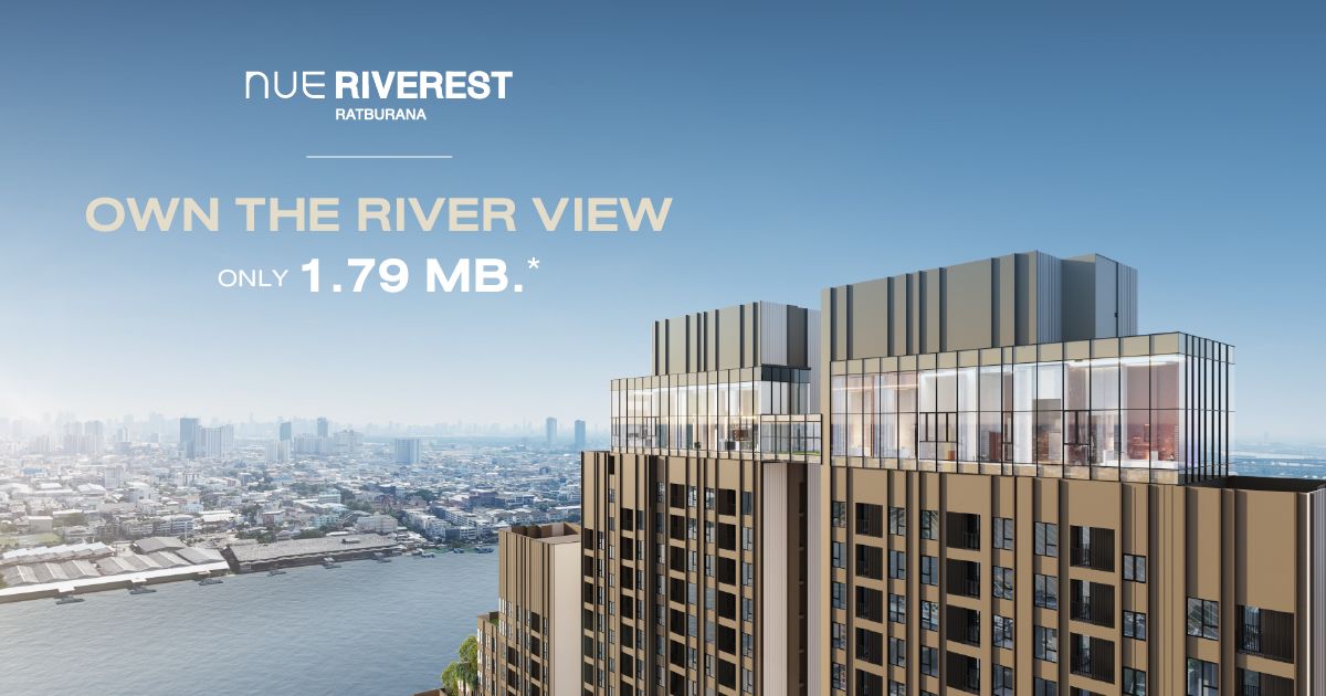 Nue Riverest Ratburana Condo on Chao Phraya Riverfront