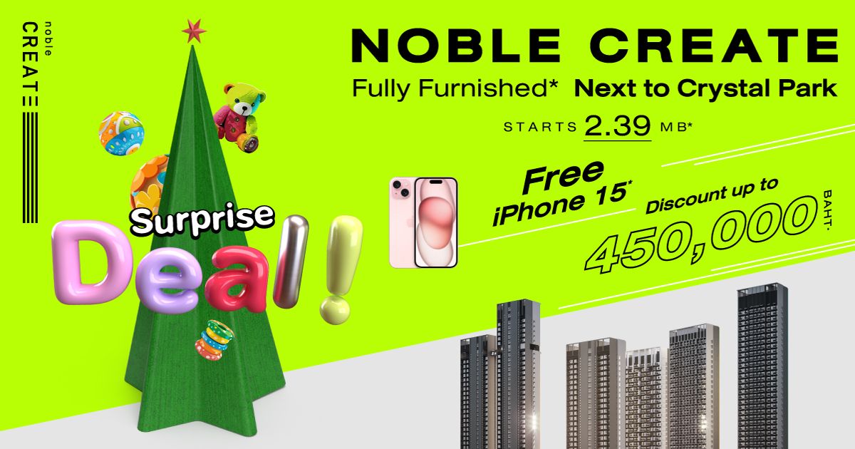 Noble Create - Brand-New Condo Next to Crystal Park Ekamai - Ramindra ...